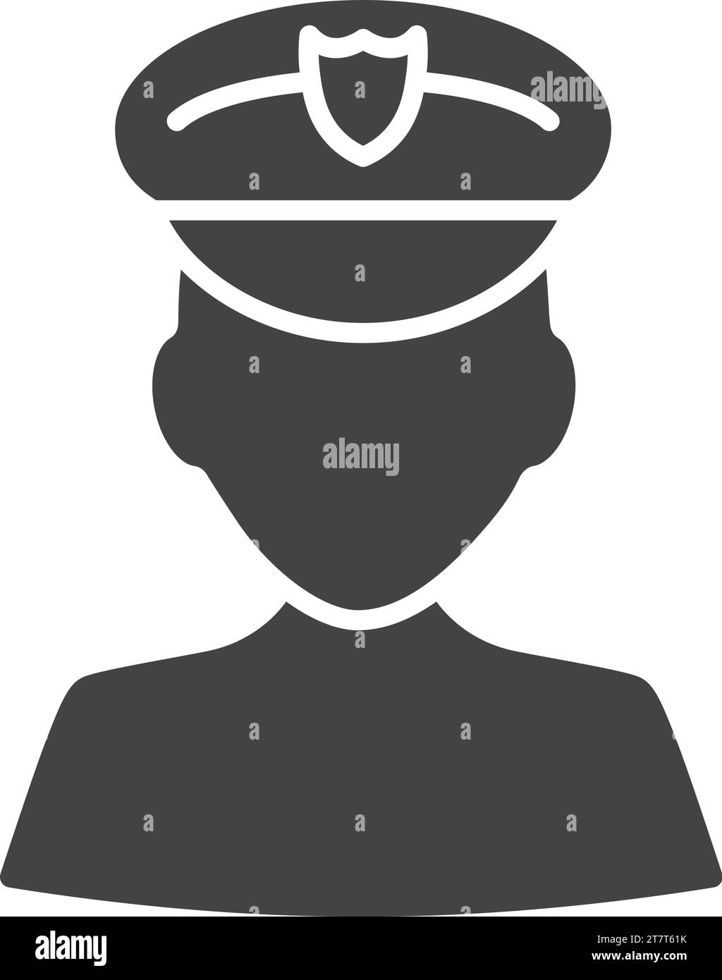 Police icon vector image Stock Vector Image & Art - Alamy