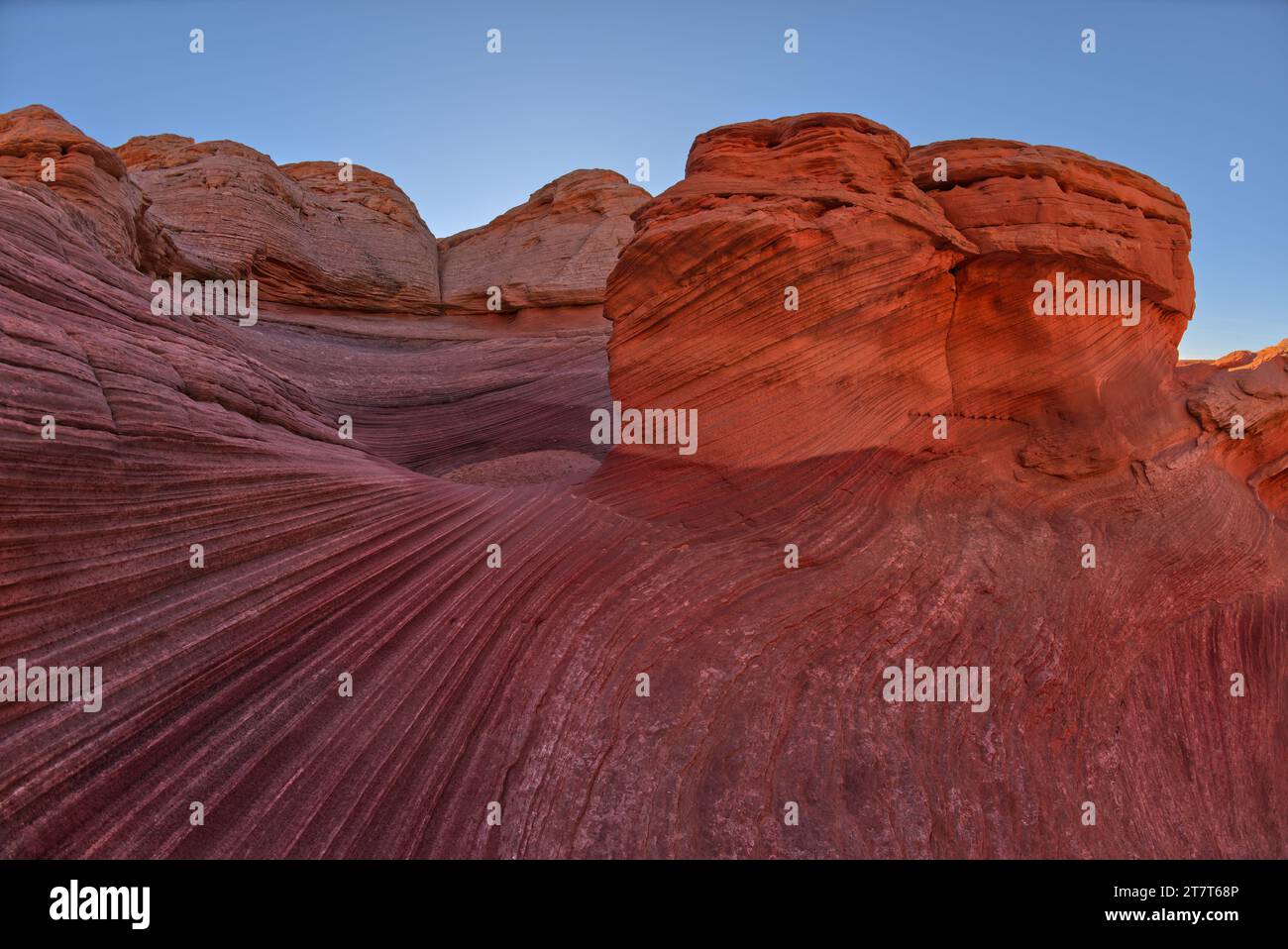 The West Ridge of the New Wave in Glen Canyon AZ Stock Photo - Alamy