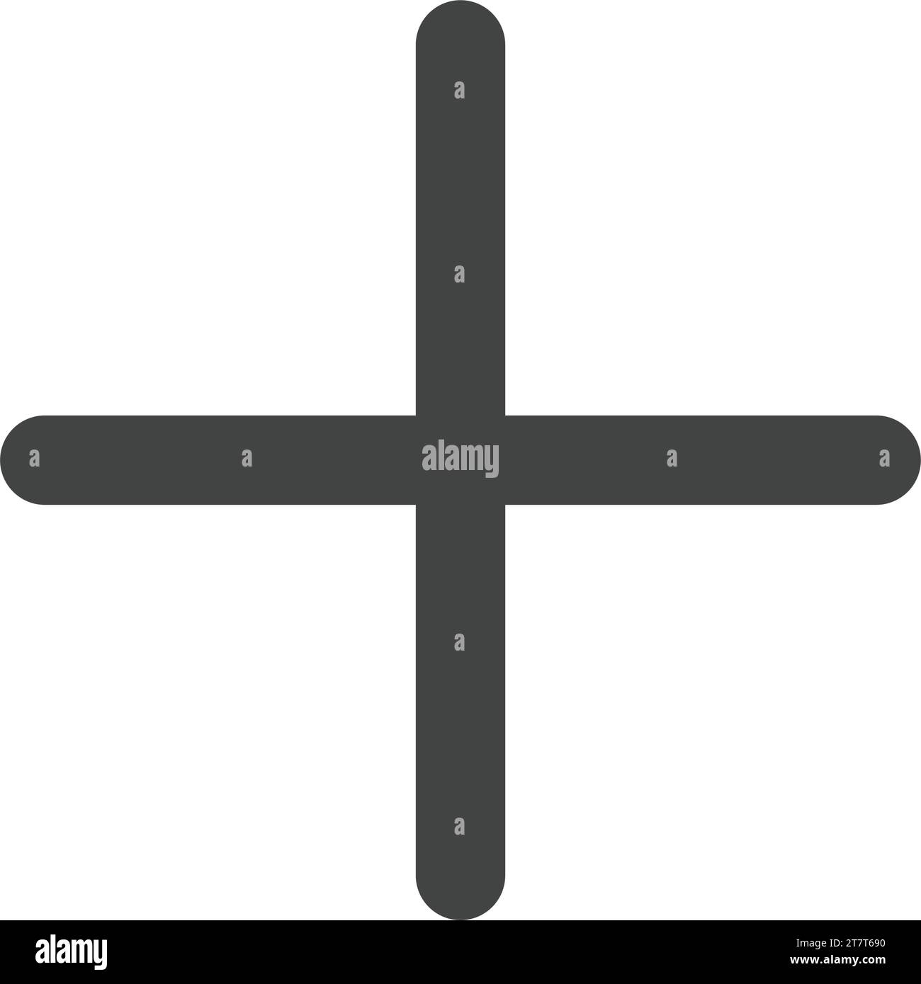 Plus icon vector image Stock Vector Image & Art - Alamy