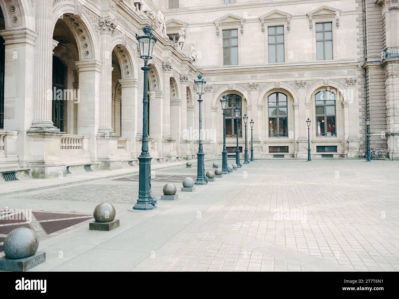 ornate lamp posts and architecture in Paris France Stock Photo - Alamy