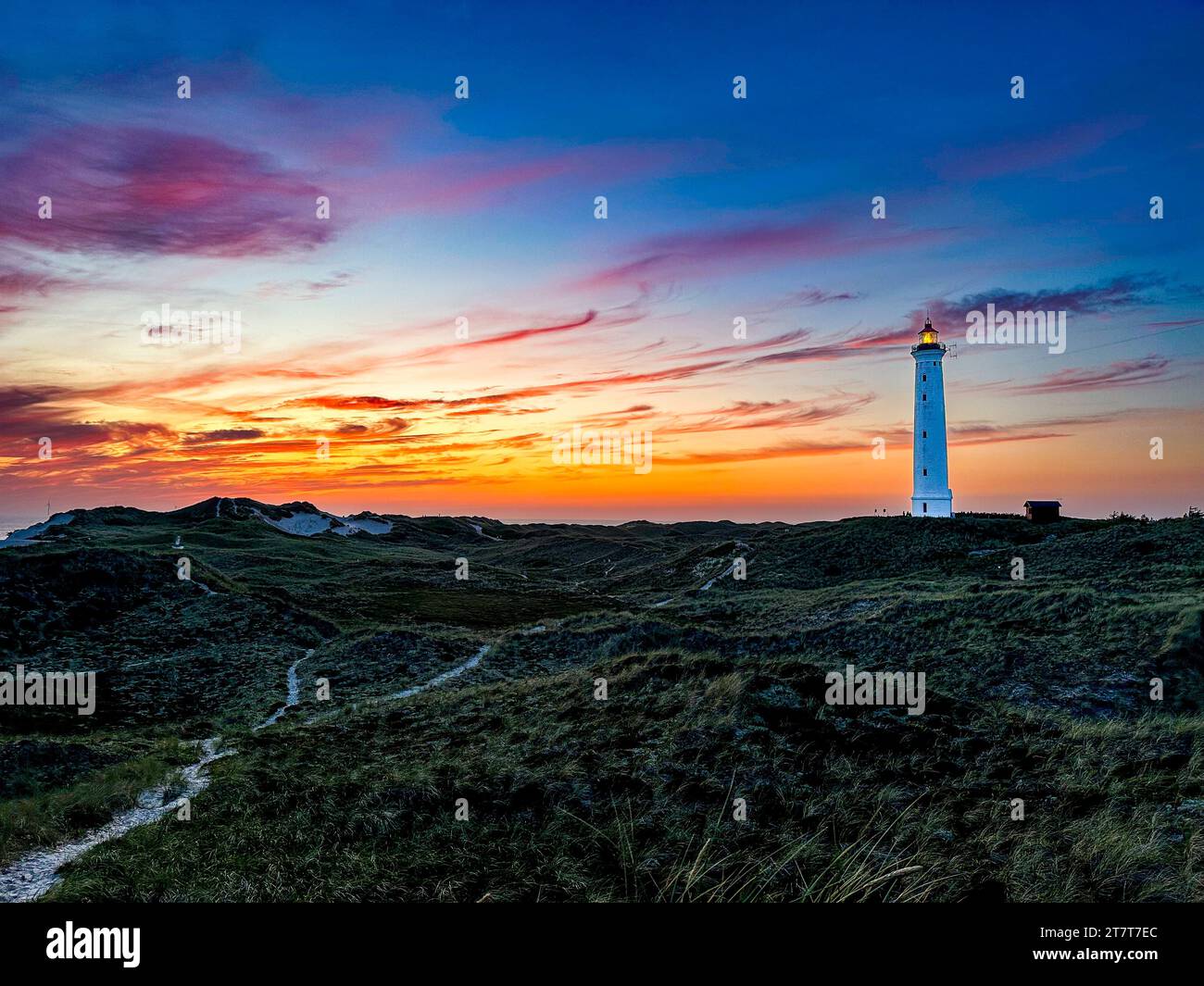 Lyngvig lighthouse in denmark hi-res stock photography and images - Alamy