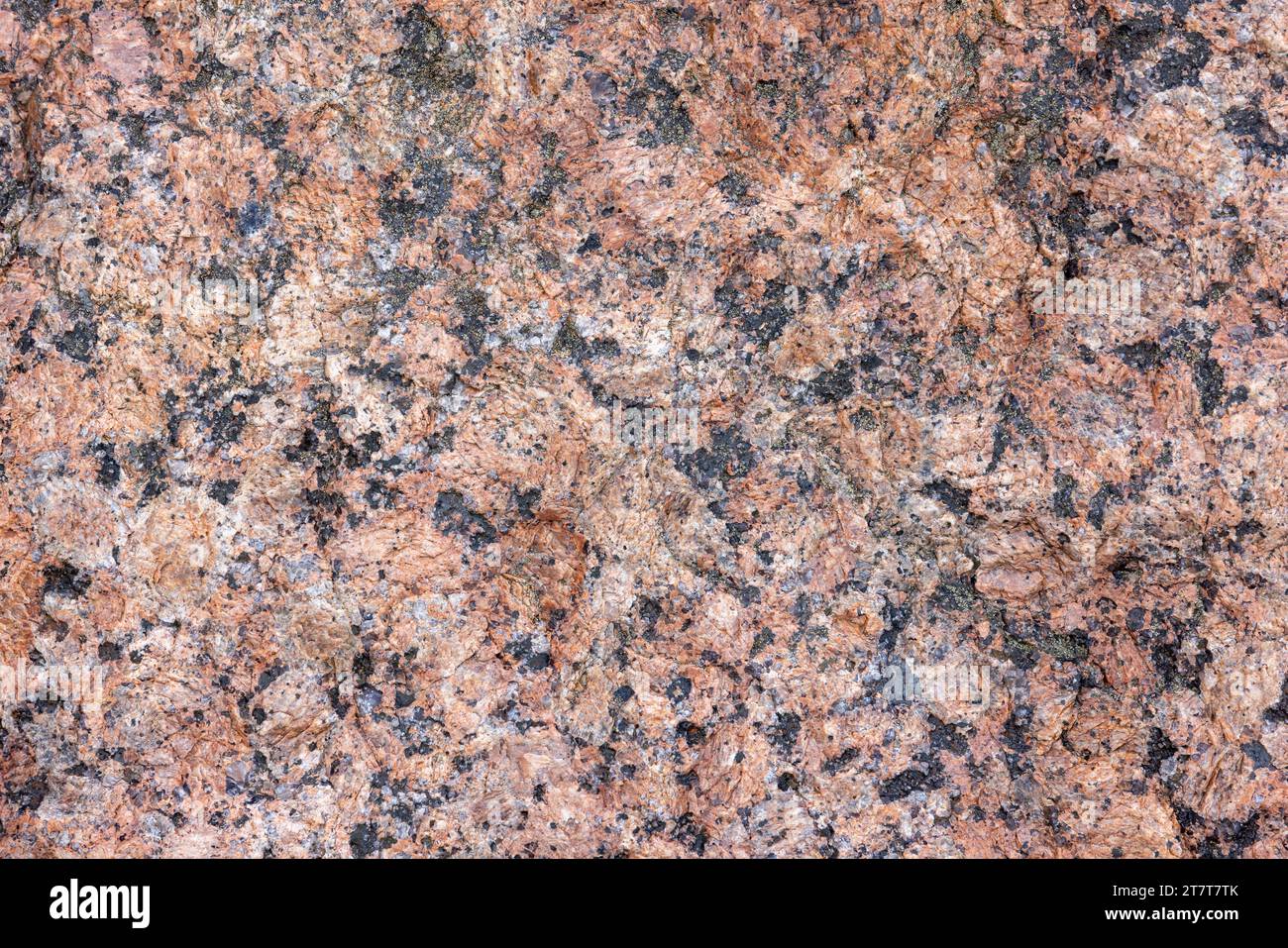 Natural red granite stone pattern, close up background photo texture ...