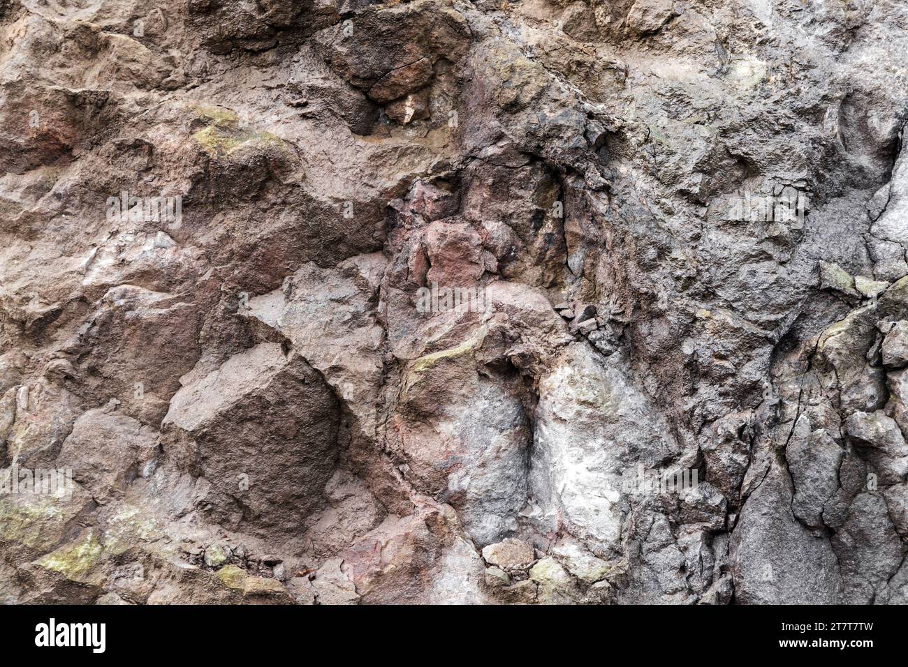 Rough rock wall, natural rocky stone background photo texture Stock ...
