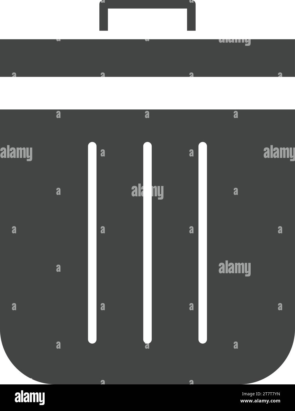Recycle Bin icon vector image Stock Vector Image & Art - Alamy
