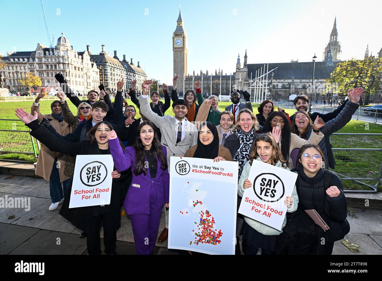 EDITORIAL USE ONLY UK Youth Parliamentarians, London primary school ...