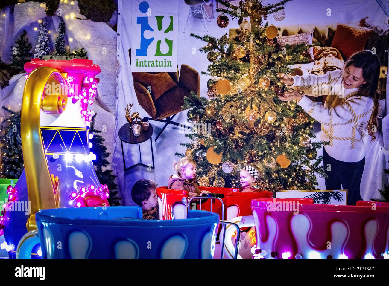 LISSE - A Christmas attraction for children in a garden center of the ...