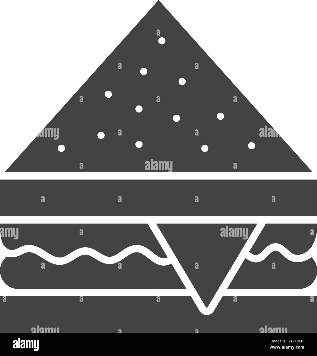 Sandwich icon vector image Stock Vector Image & Art - Alamy