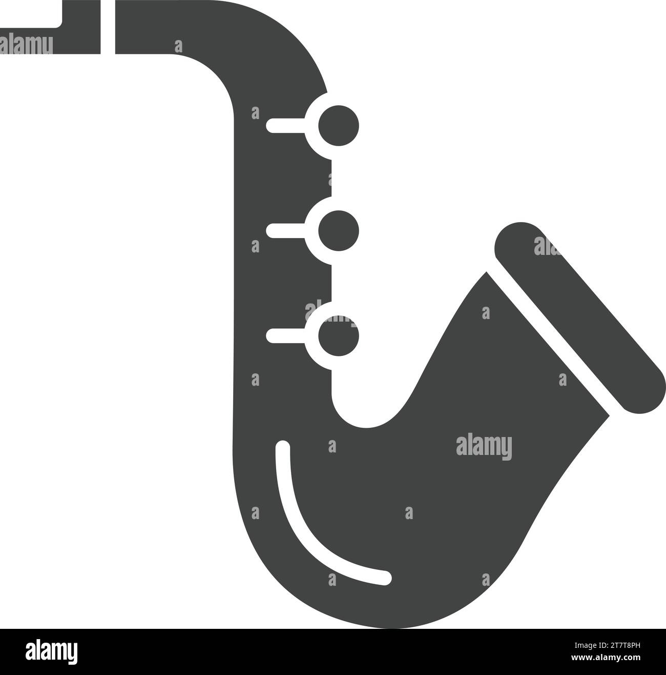Saxophone icon vector image Stock Vector Image & Art - Alamy