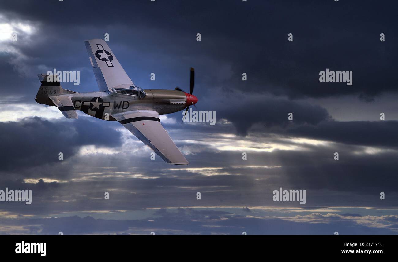 The North American Aviation P-51 Mustang is an American long-range ...