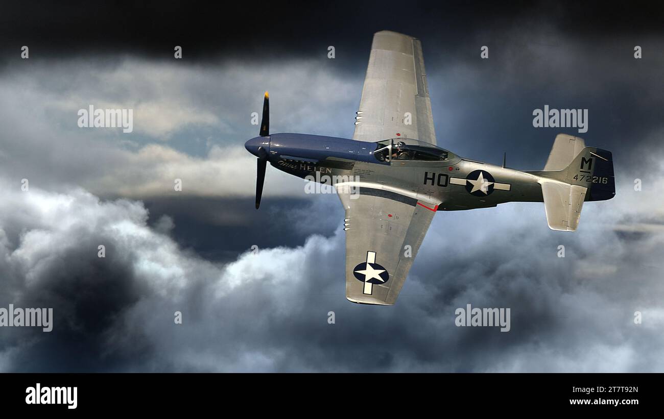 The North American Aviation P-51 Mustang is an American long-range ...