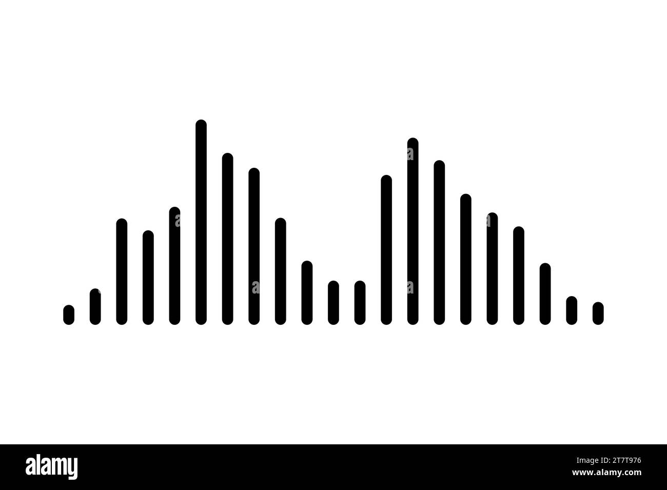 Waving, vibration and pulsing lines. Graphic design elements for ...