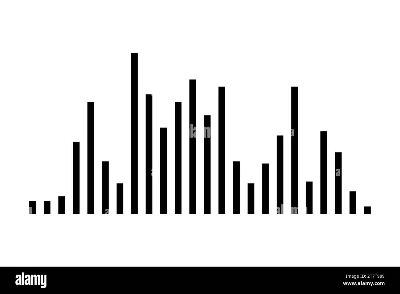 Waving, vibration and pulsing lines. Graphic design elements for ...