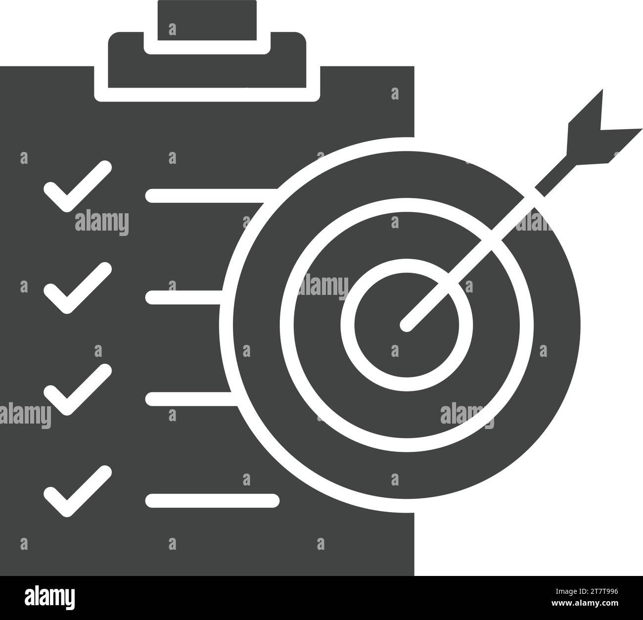 Set Goals icon vector image Stock Vector Image & Art - Alamy