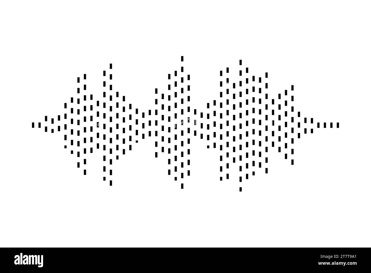 Waving, vibration and pulsing lines. Graphic design elements for ...