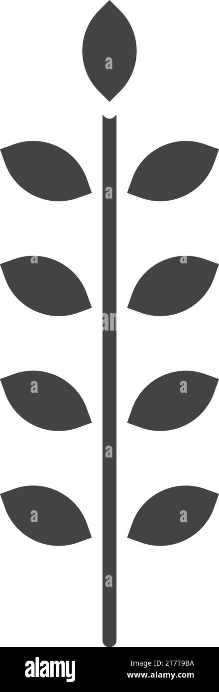 Sheaf of Rice icon vector image Stock Vector Image & Art - Alamy