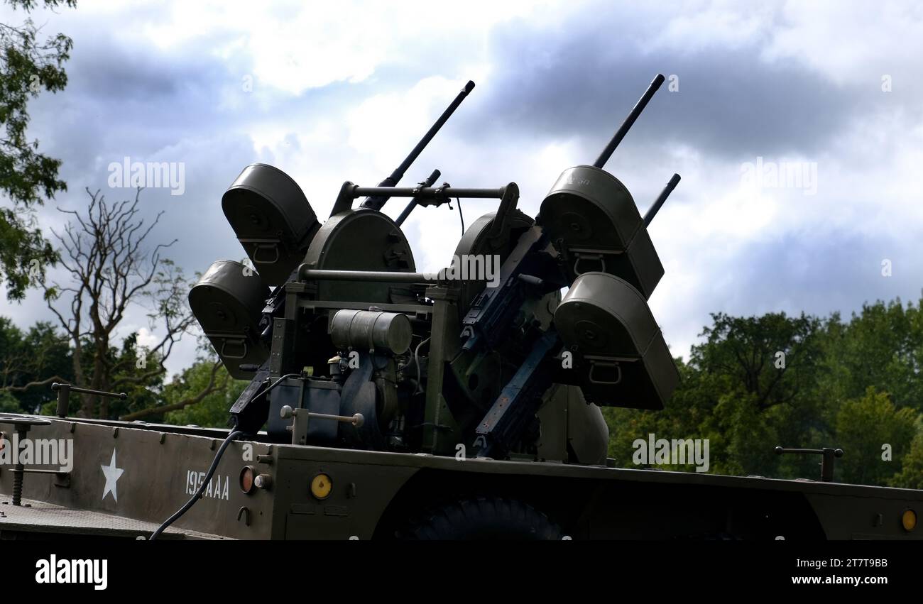 Victory show, Leicester, Uk, 2023 Quad American 50 caliber anti ...