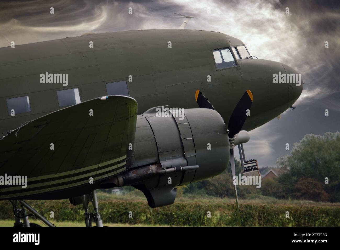 The Douglas C-47 Skytrain or Dakota is a military transport aircraft ...