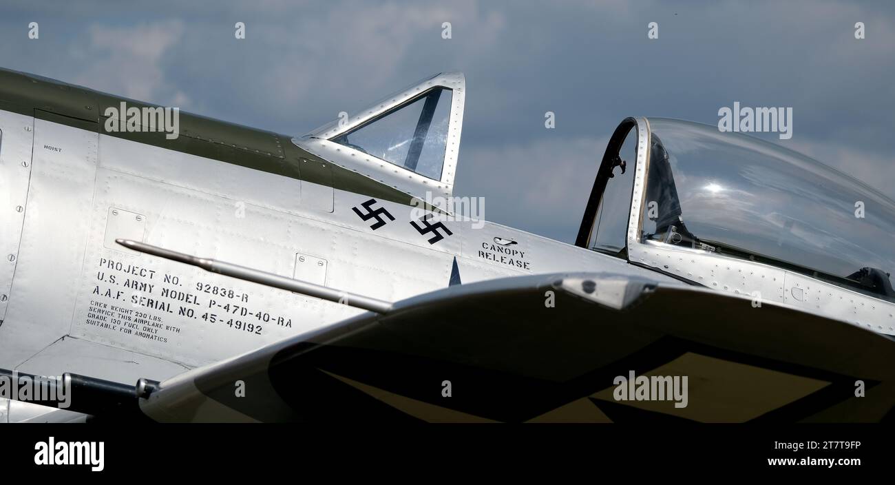 The Republic P-47 Thunderbolt is a World War II-era fighter aircraft ...