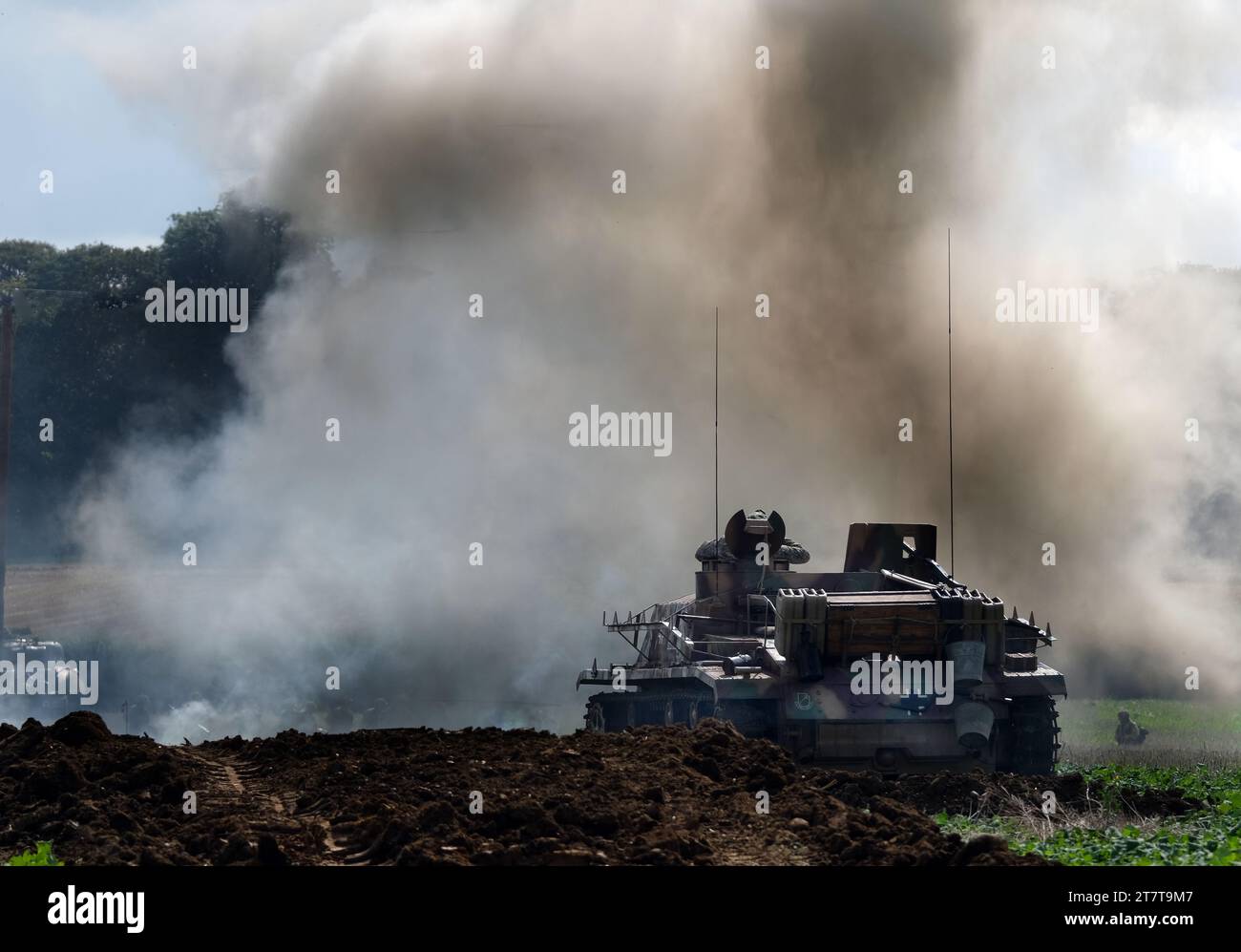 Victory Show. Leicester, UK, 2023. The Sturmgeschütz III was an assault ...