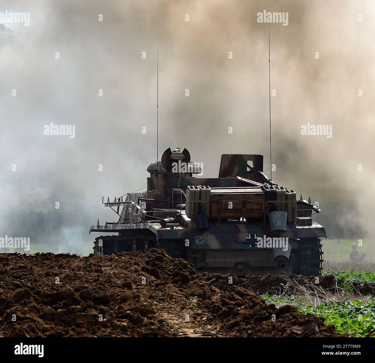Victory Show. Leicester, UK, 2023. The Sturmgeschütz III was an assault ...