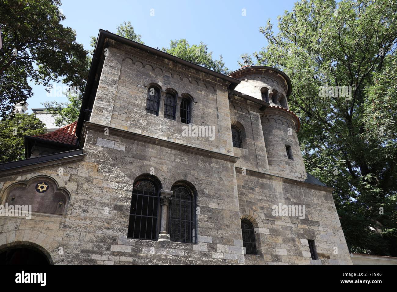 Pinkas Synagogue - Ceremony Hall in Josefov. Prague Stock Photo - Alamy