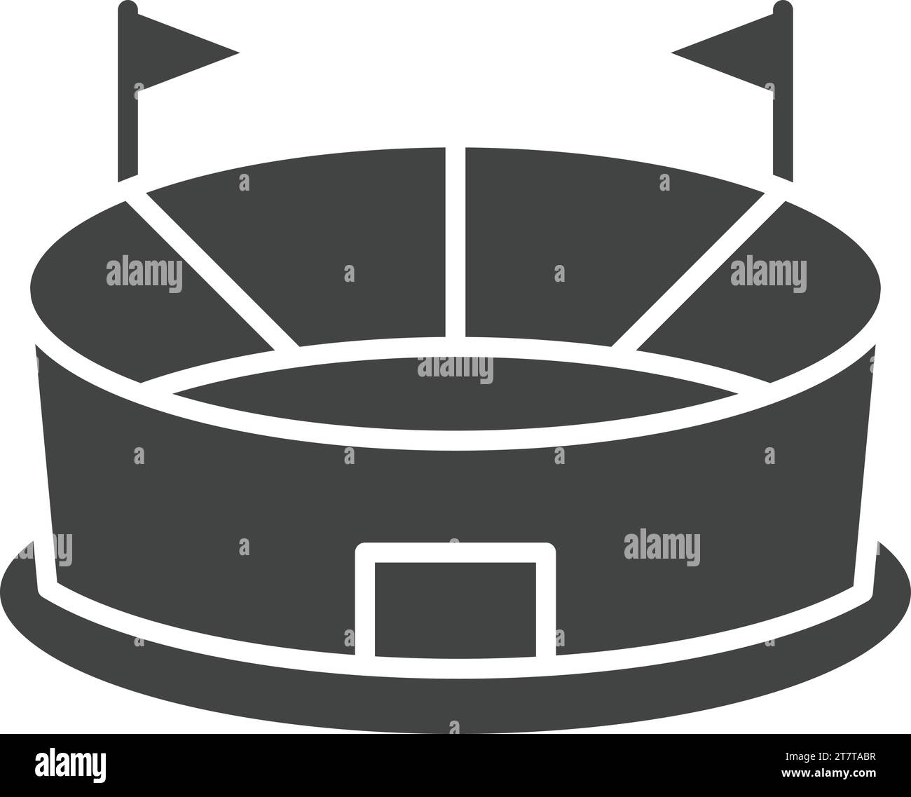 Stadium icon vector image Stock Vector Image & Art - Alamy
