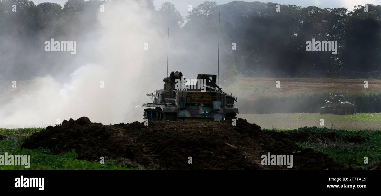 Victory Show. Leicester, UK, 2023. The Sturmgeschütz III was an assault ...