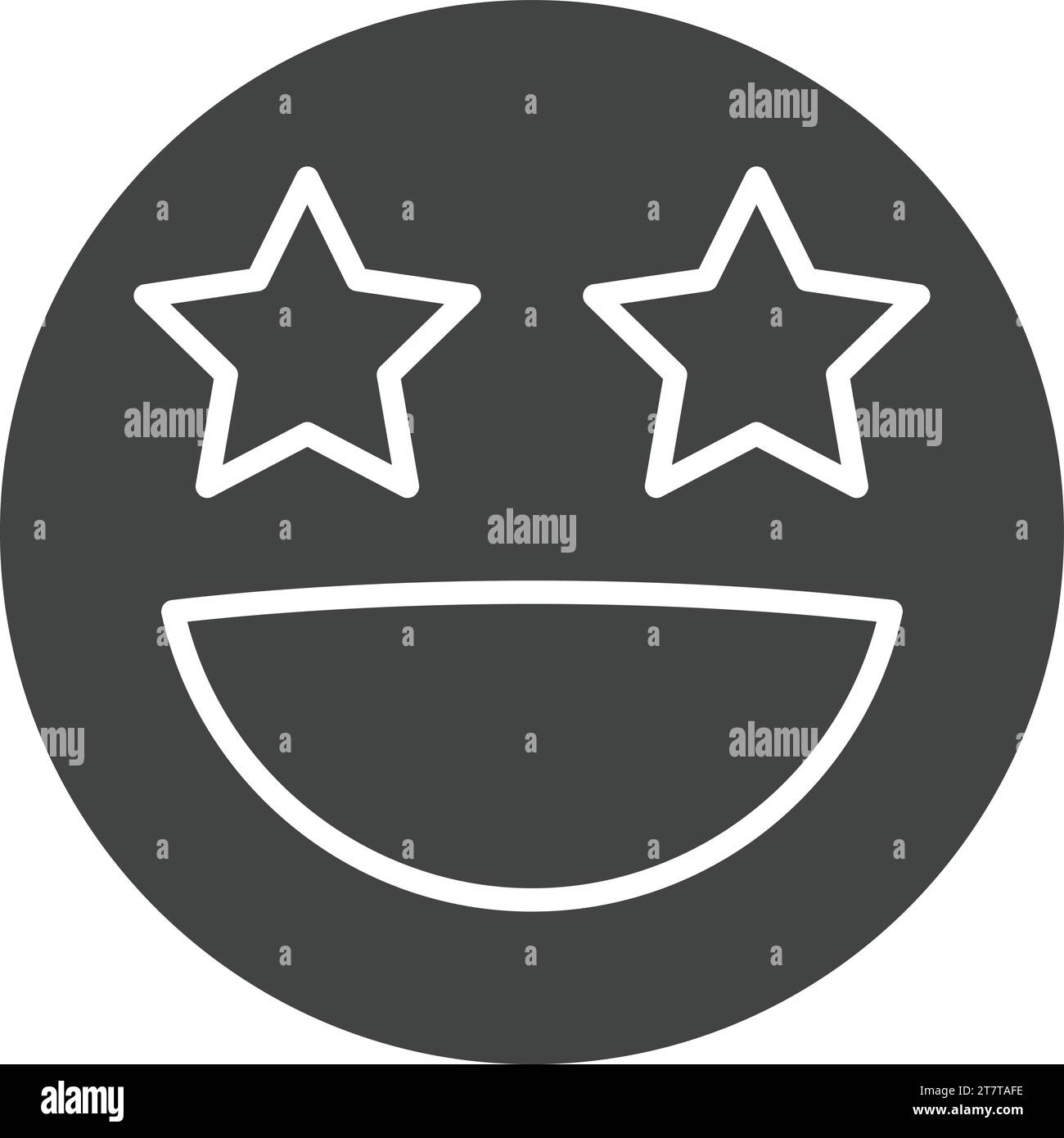 Star-Struck icon vector image Stock Vector Image & Art - Alamy