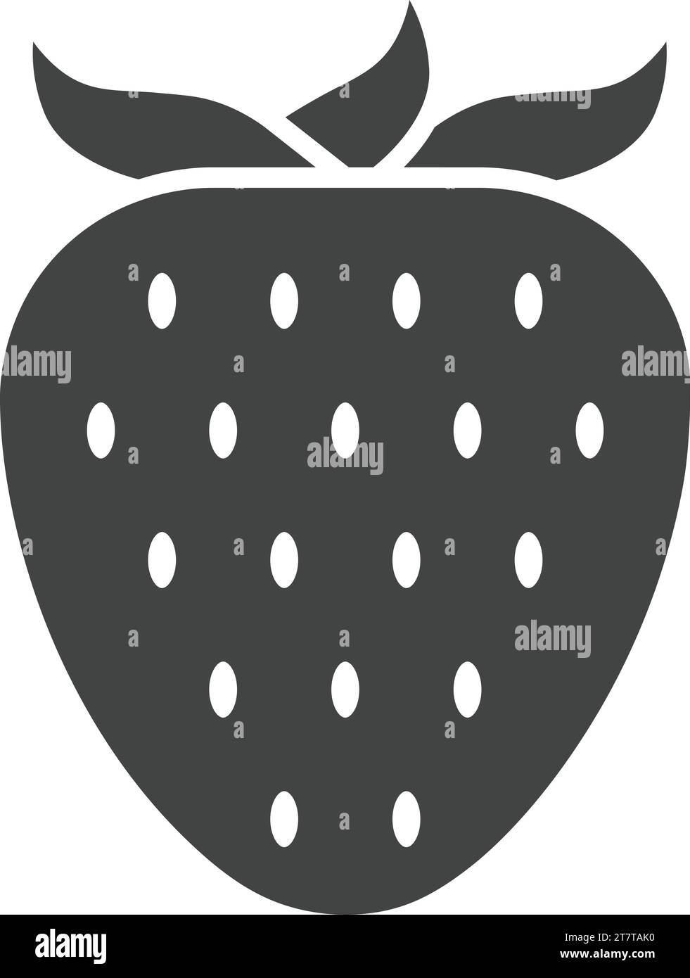 Strawberry icon vector image Stock Vector Image & Art - Alamy