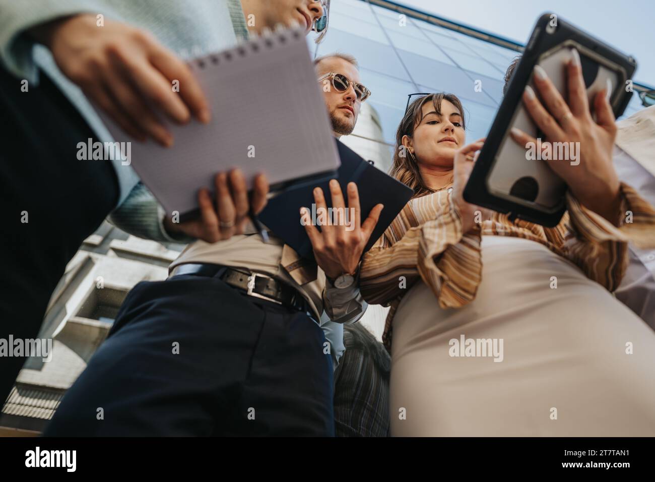 Corporate Team Brainstorming Business Development Strategies in Urban ...