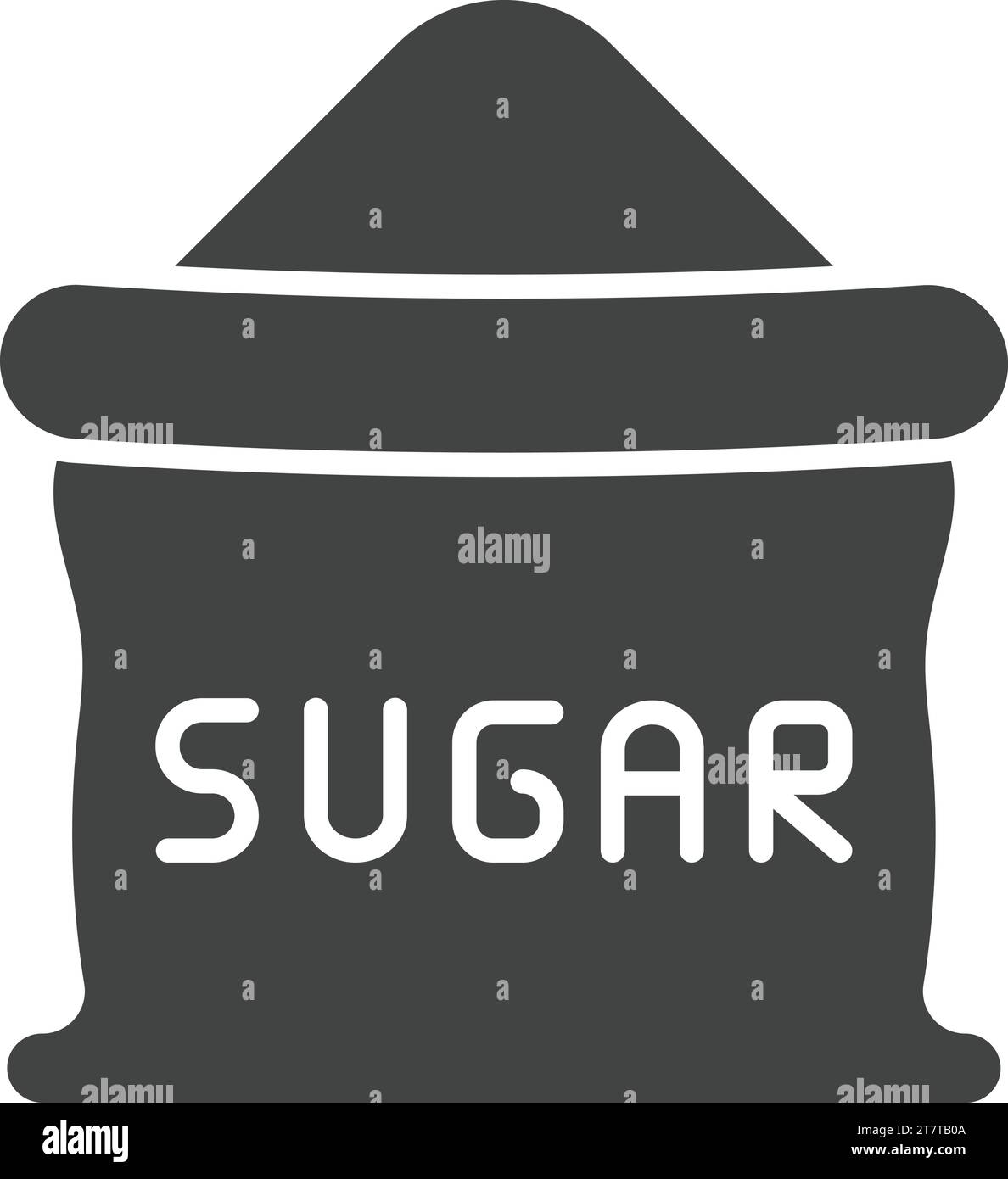 Sugar sack isolated icon Cut Out Stock Images & Pictures - Alamy