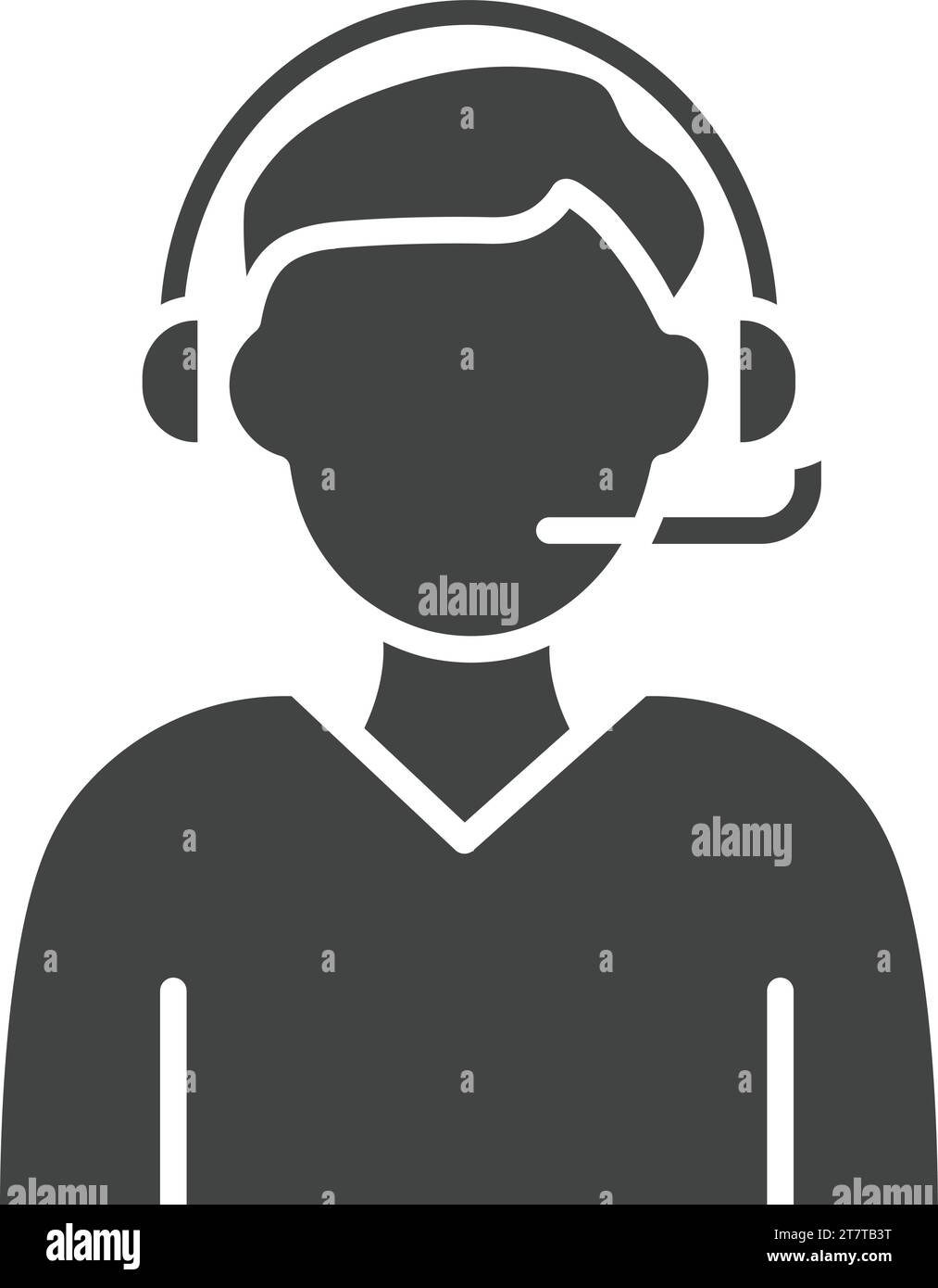 Support Agent icon vector image Stock Vector Image & Art - Alamy