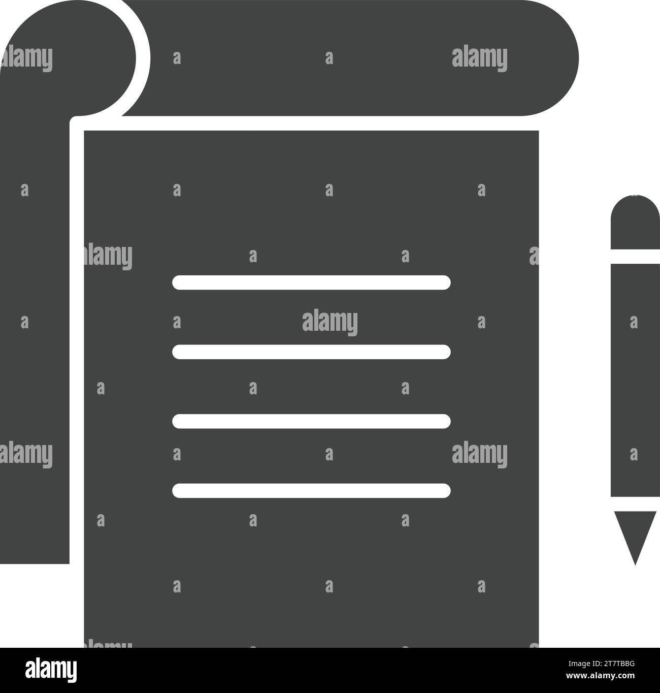 Taking Notes icon vector image Stock Vector Image & Art - Alamy