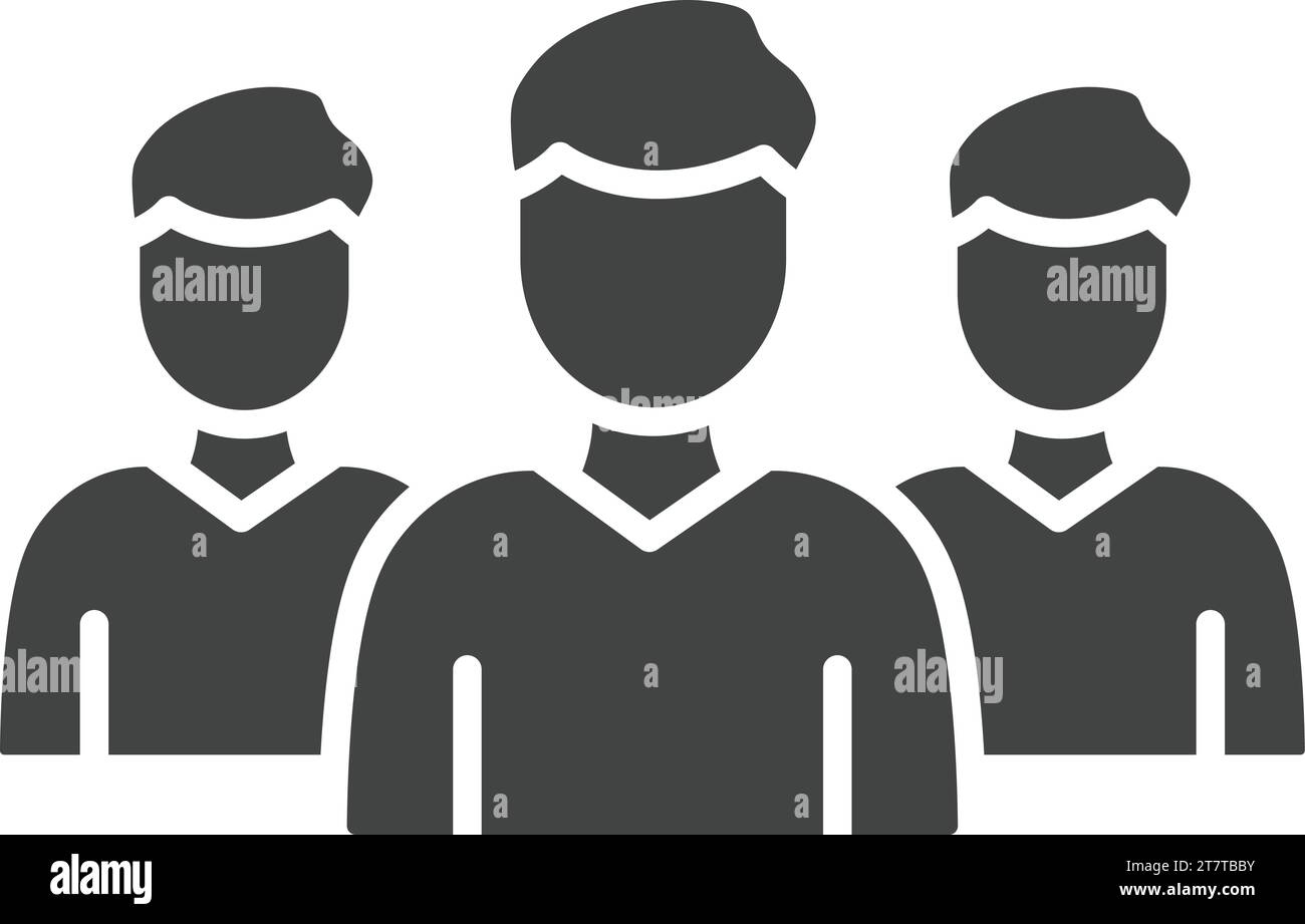 Team work icon vector image Stock Vector Image & Art - Alamy