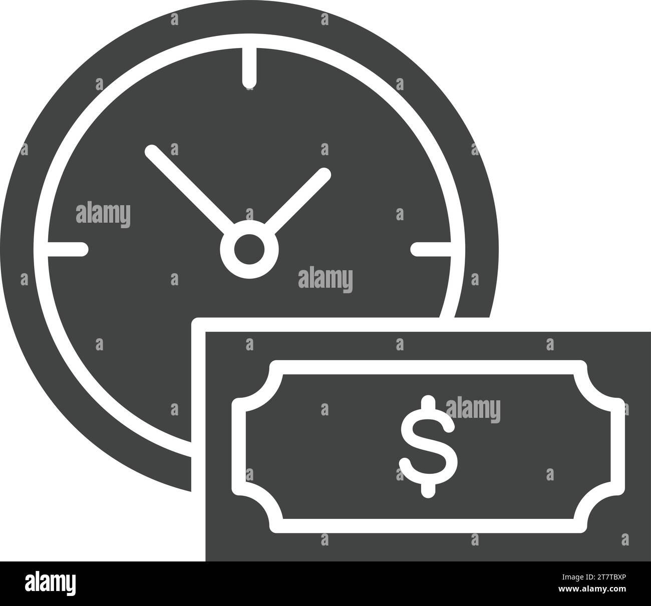 Time Based Payment icon vector image Stock Vector Image & Art - Alamy