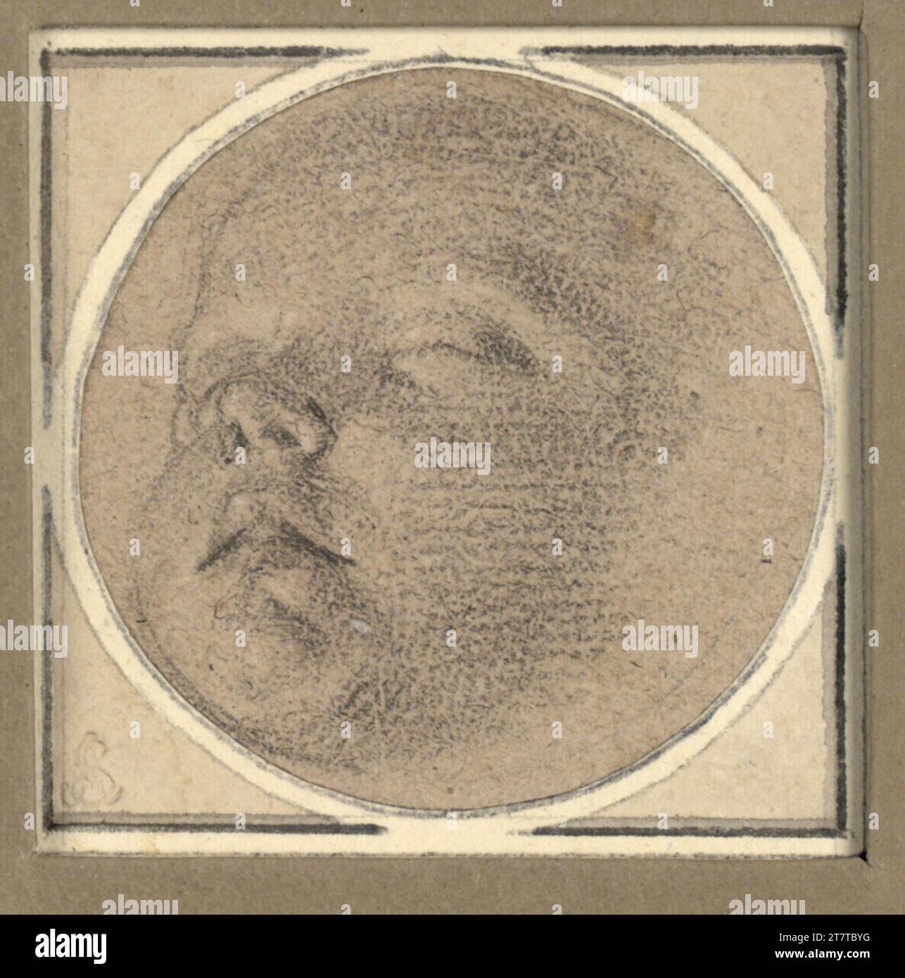 Gabriel Metsu Head of a sleeping child, in the three -quarter profile ...