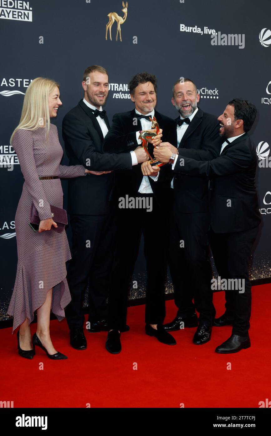 Bambi Verleihung 2023 Florian David Fitz, Dan Maag und HuÌˆseyin Tabak ...