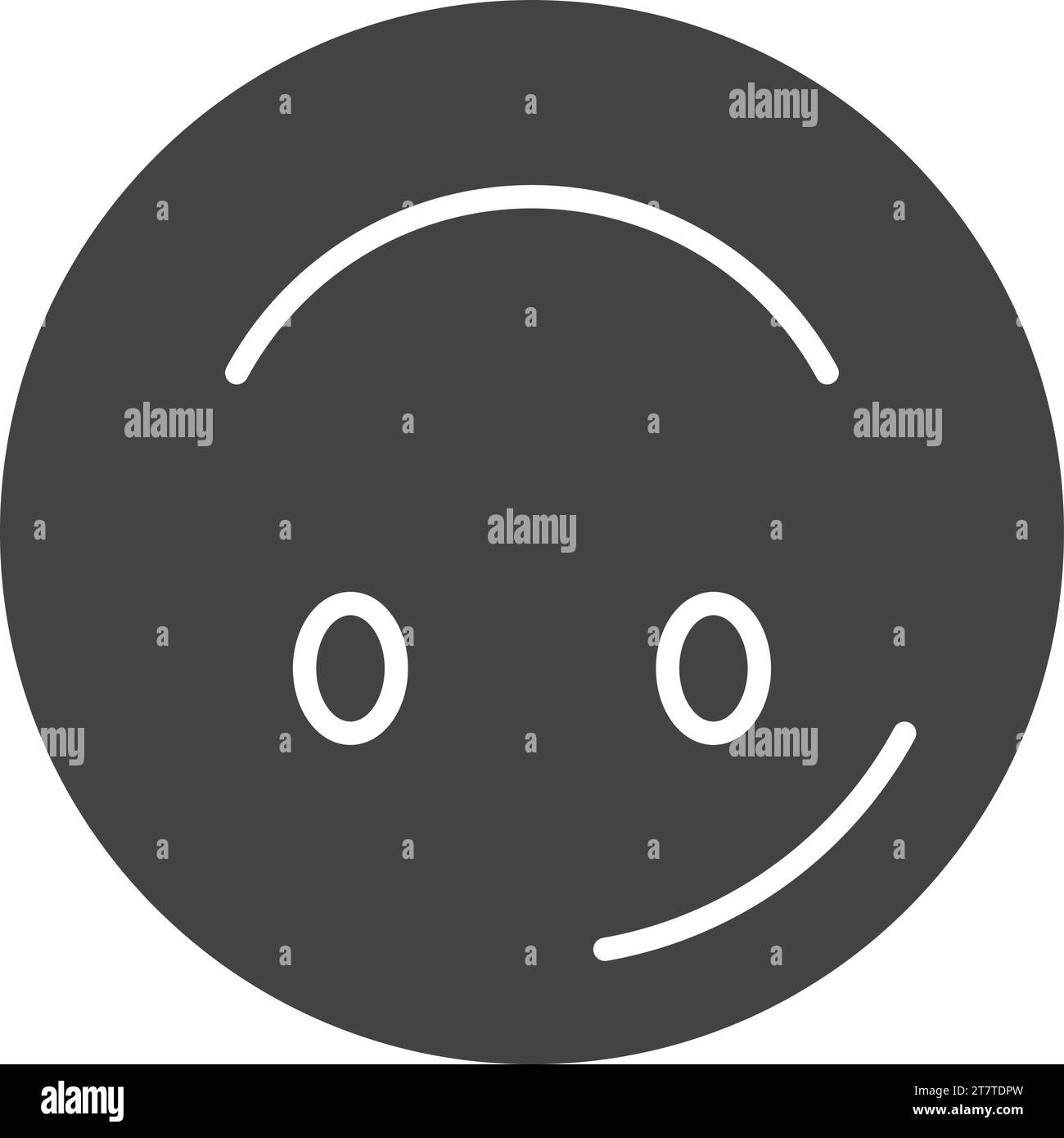 Upside-Down Face icon vector image Stock Vector Image & Art - Alamy