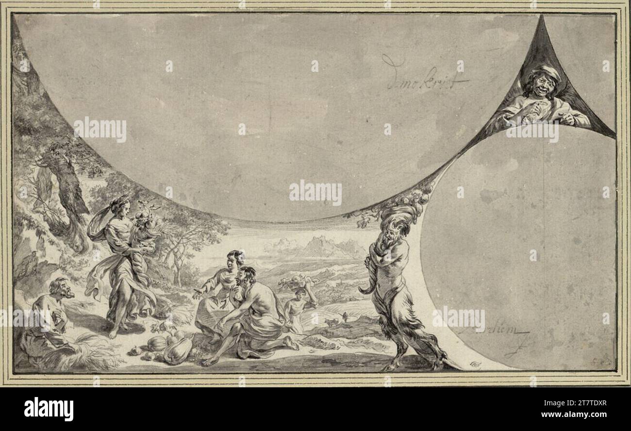 Nicolaes Pietersz. Berchem The element Earth - farmers pay homage to ...