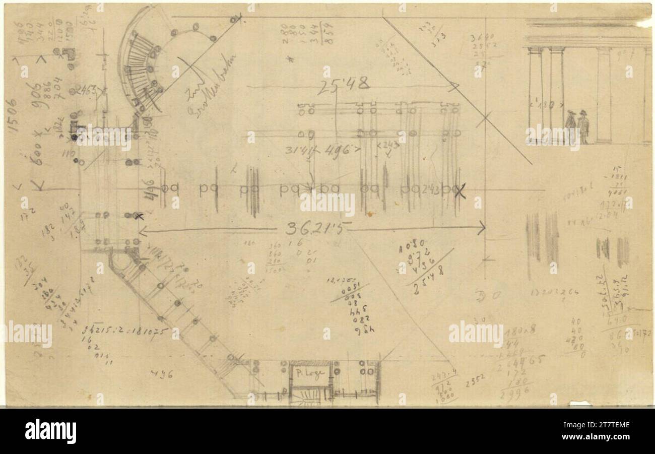 Adolf Loos (Entwerfer in) Construction of the Modenaginünde, Vienna III ...