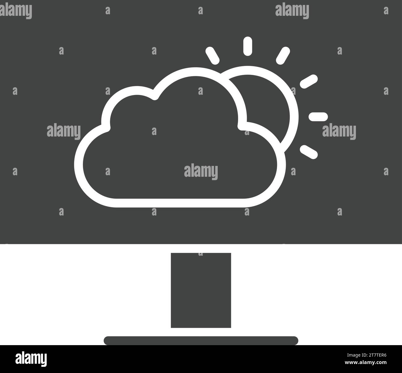 Weather climate line icon Black and White Stock Photos & Images - Alamy