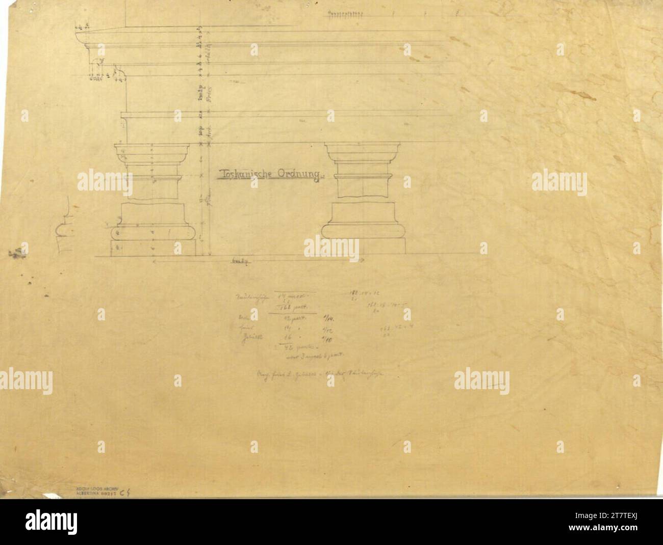 Adolf Loos (Entwerfer in) Construction of the fashion naps , Vienna III ...