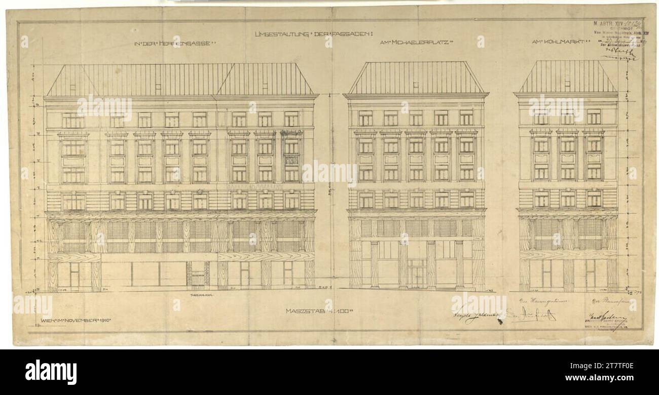 Adolf Loos (Entwerfer in) Haus am Michaelerplatz (Goldman & Salatz ...