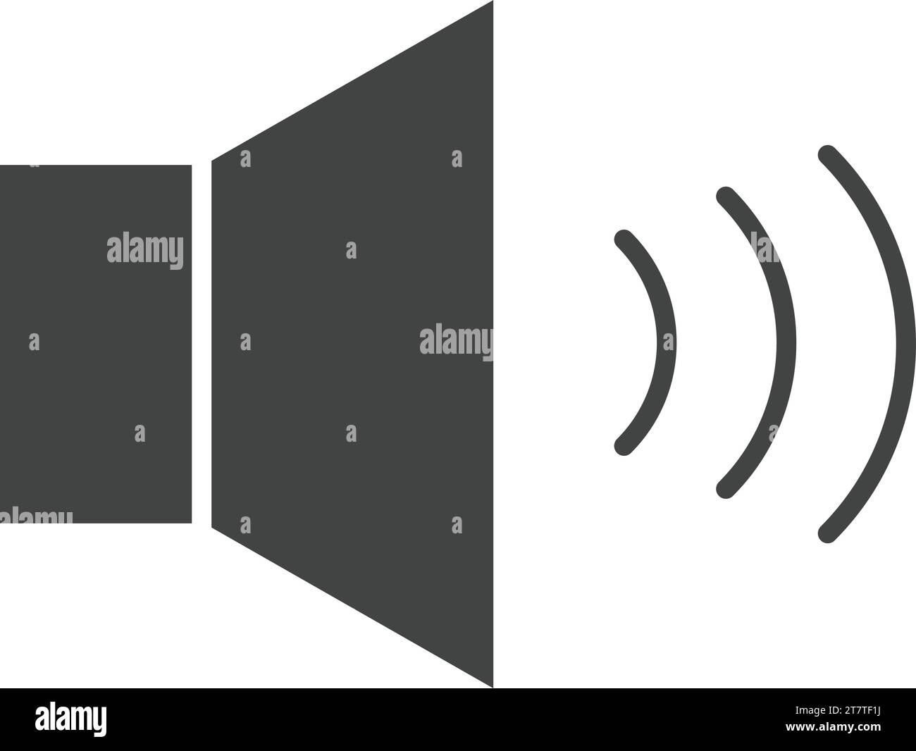 Volume icon vector image Stock Vector Image & Art - Alamy