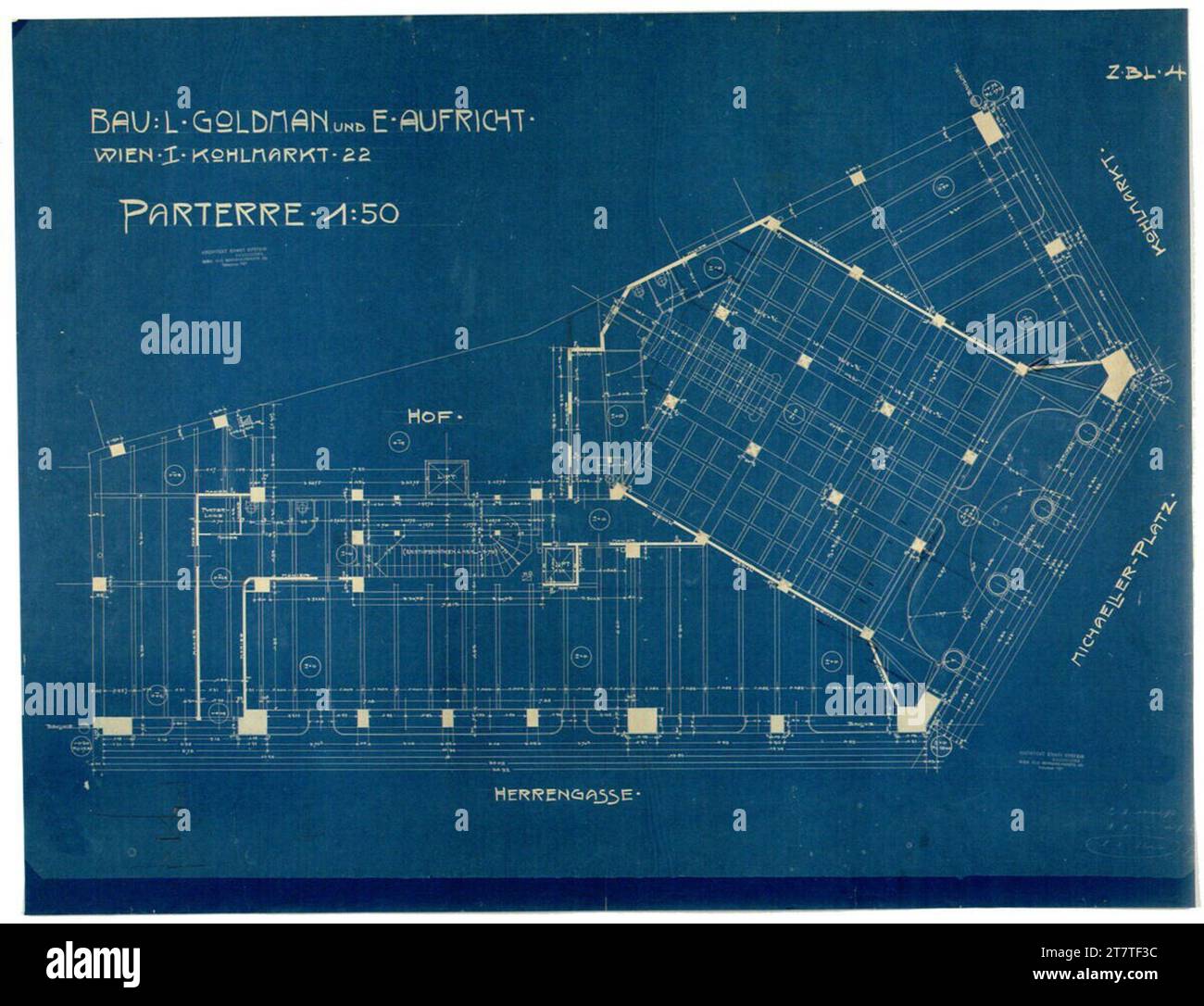 Adolf Loos (Entwerfer in) Haus am Michaelerplatz (Goldman & Salatz ...