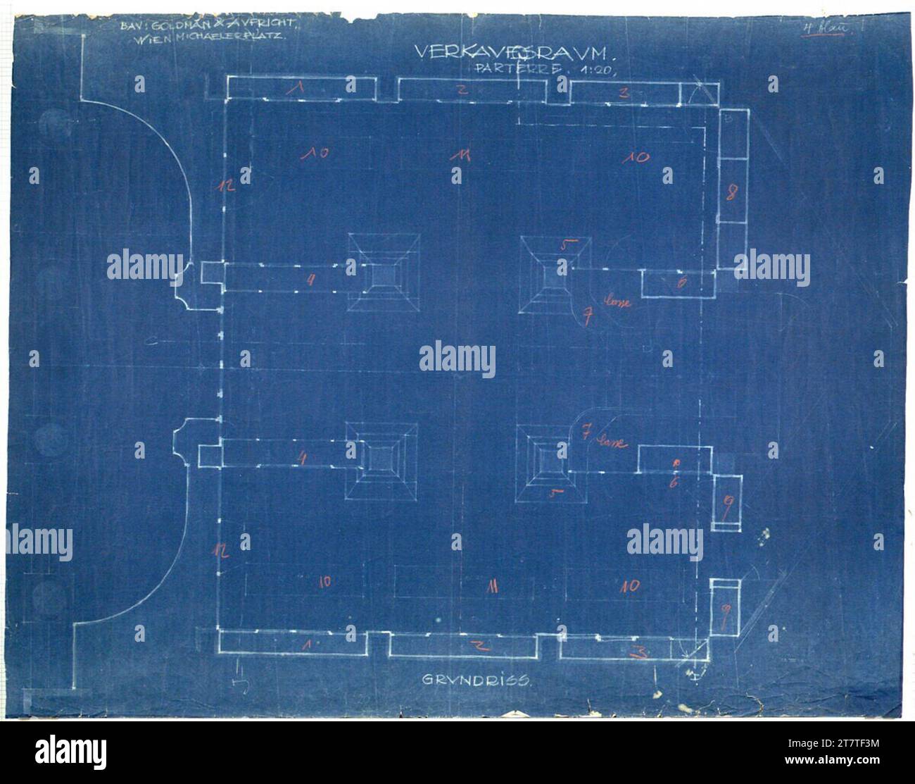 Adolf Loos (Entwerfer in) Haus am Michaelerplatz (Goldman & Salatz ...