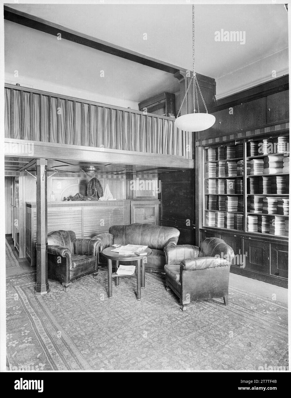 Modern first floor apartment Black and White Stock Photos & Images - Alamy
