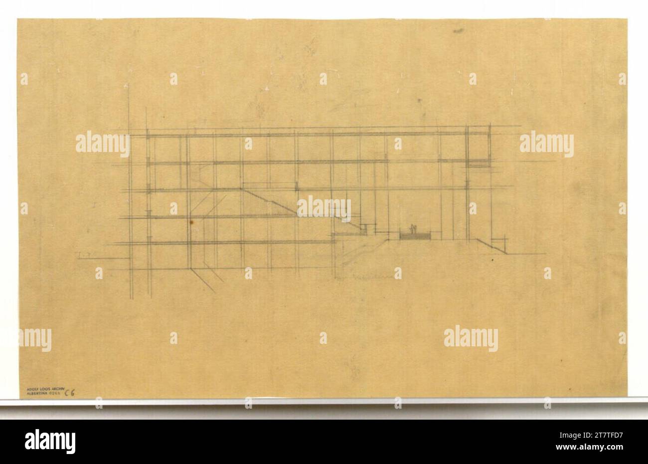 Adolf Loos (Entwerfer in) Exhibit Poalase, TIntsin, Place the l'ancien ...