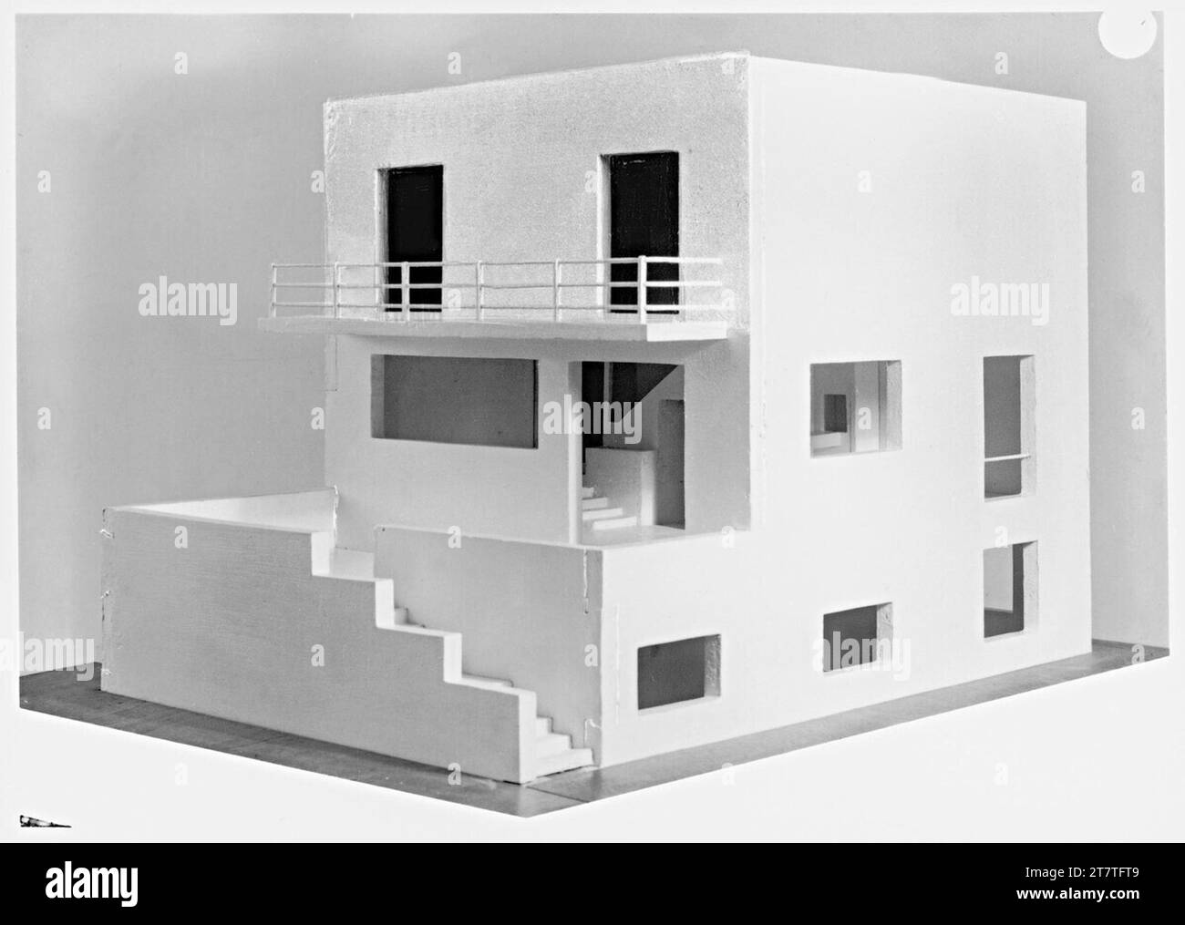 Martin Gerlach jun. Cube house (project), address unknown, terrace side ...