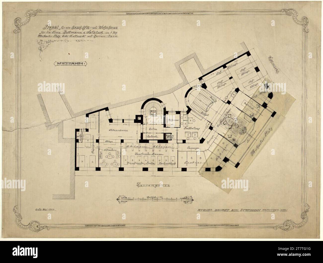 Karl Stephann (Entwerfer in) Haus am Michaelerplatz (Goldman & Salatz ...
